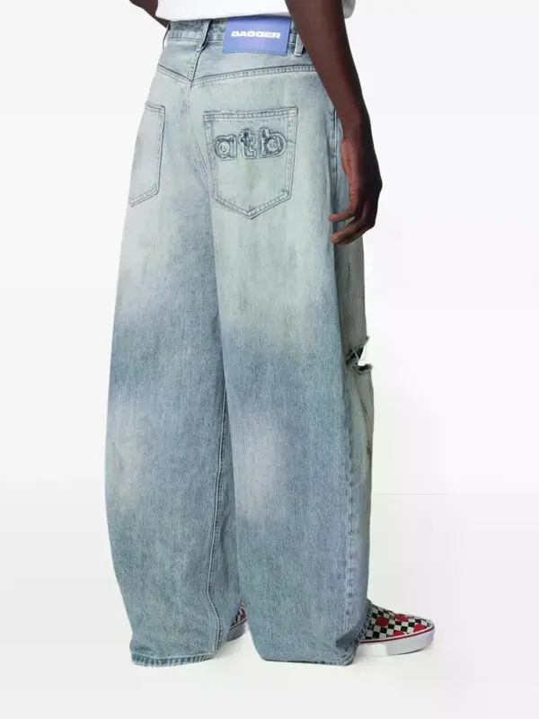 DAGGER Johnny Distressed-finish Jeans