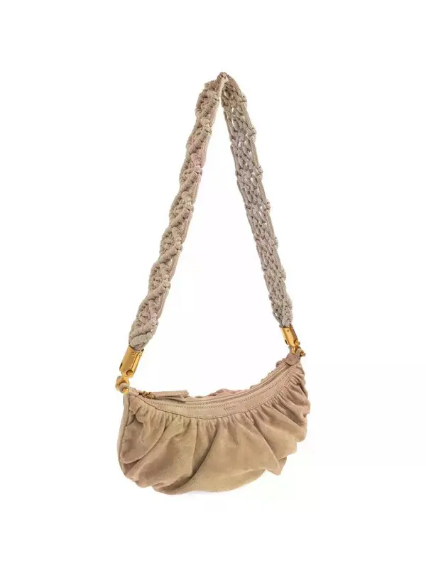 Balmain Braided-strap Shoulder Bag