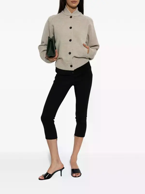 Jacquemus Logo-embroidered Button-up Sweater