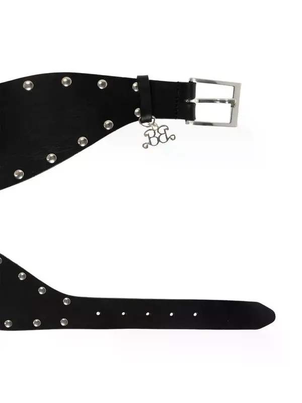 GESTUZ Studded Leather Belt