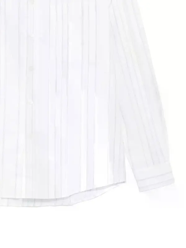 Canali Striped Chest-pocket Shirt