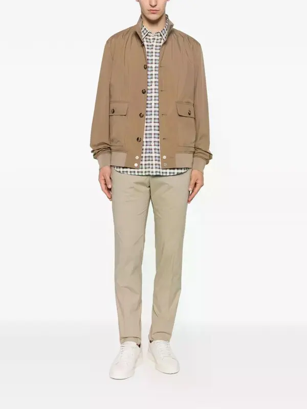 Incotex Slim-fit Cotton Trousers - Neutrals