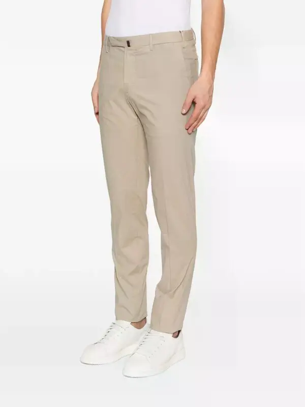 Incotex Slim-fit Cotton Trousers - Neutrals