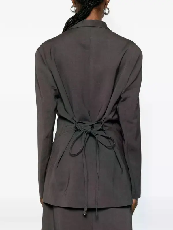 Sú Double-breasted Lace-up Jacket