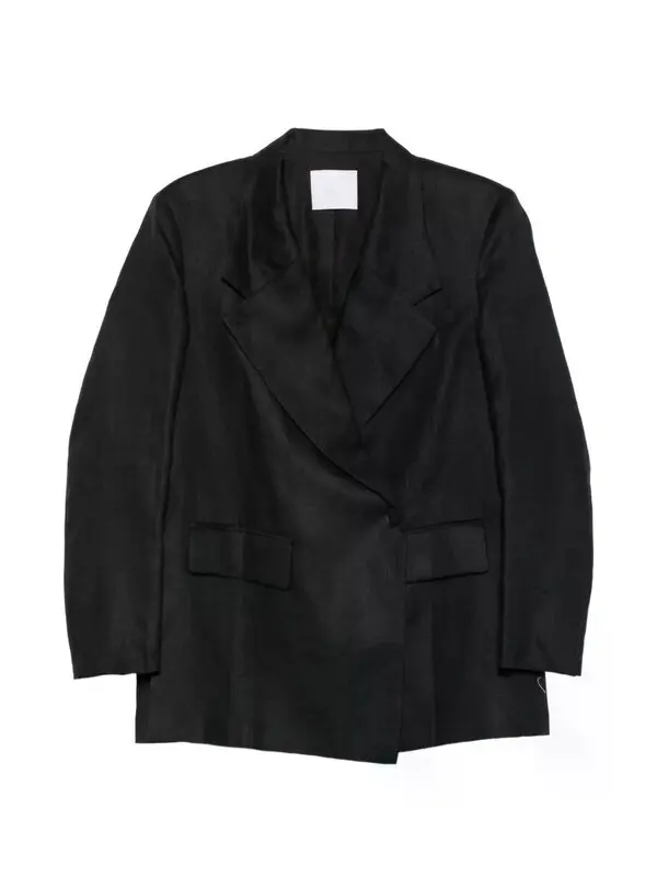 Sú Double-breasted Blazer With Peak Lapels