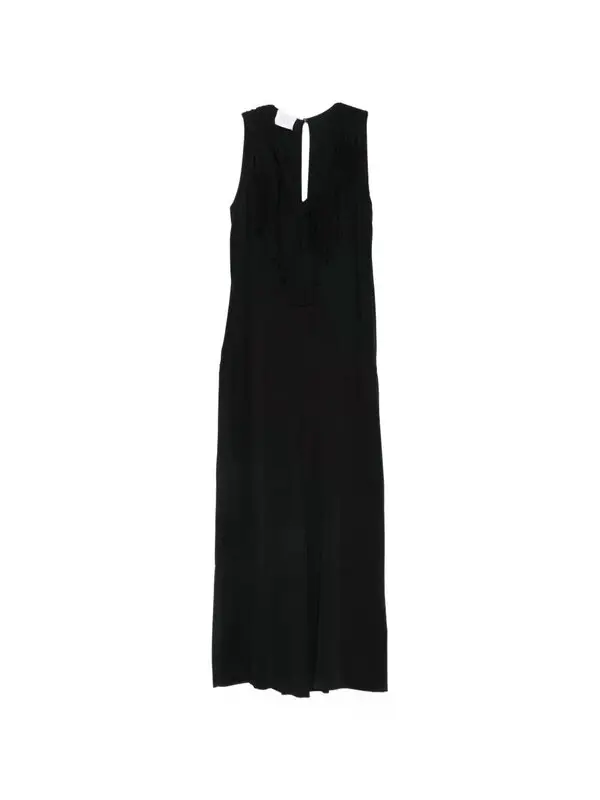 Sú Ruffled-trim Jumpit - Black