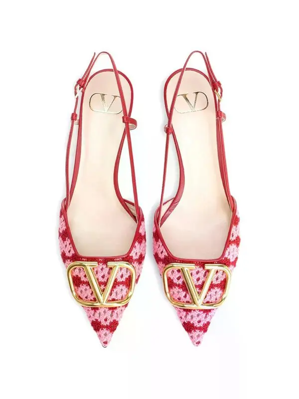 Valentino Garavani Vlogo Slingback Sandals