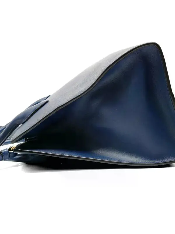 Prada 2018-2020 Monochrome Saffiano Handbag - Blue