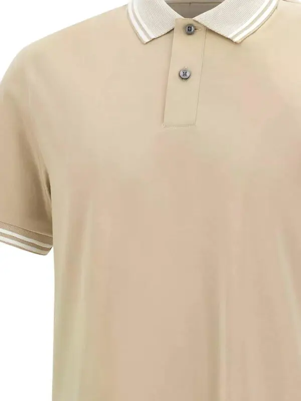 BOSS Contrast-trim Polo Shirt