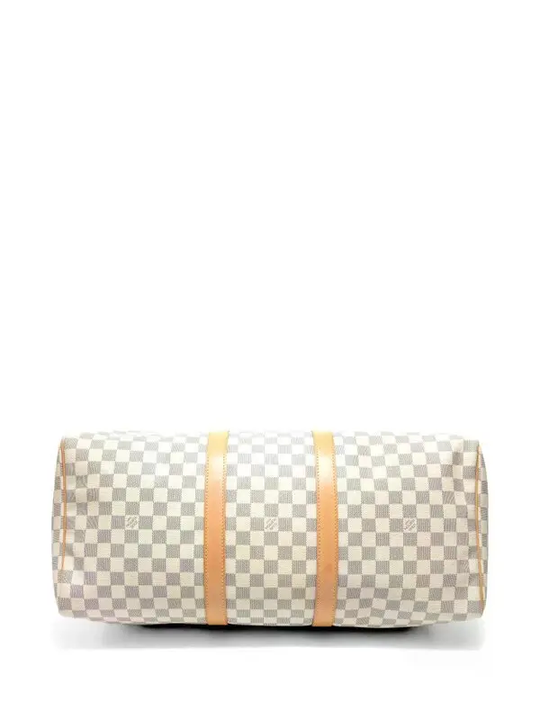 LOUIS VUITTON 2008 Damier Keepall 50 Boston Bag - Neutrals
