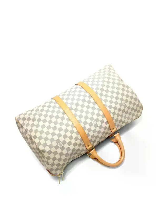 LOUIS VUITTON 2008 Damier Keepall 50 Boston Bag - Neutrals