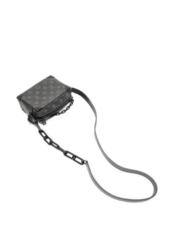 LOUIS VUITTON Monogram Eclipse Mini Soft Trunk - Black