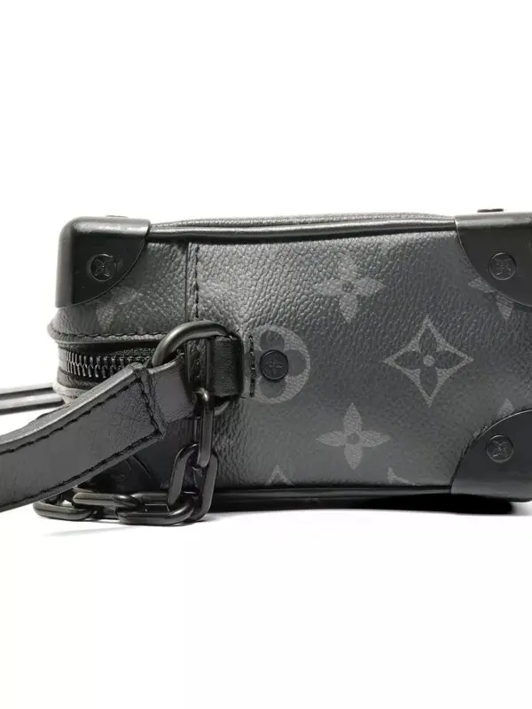 LOUIS VUITTON Monogram Eclipse Mini Soft Trunk - Black