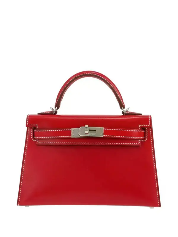 Hermès Kelly 20 Leather Handbag - Red