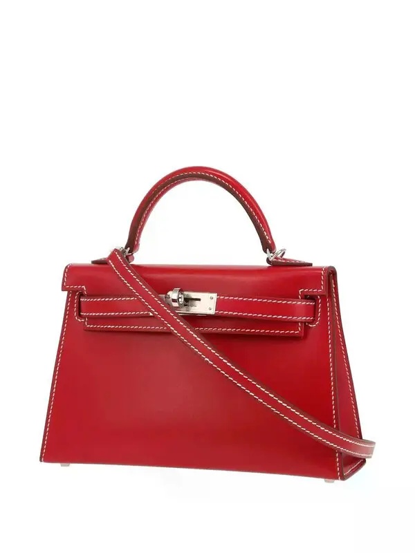 Hermès Kelly 20 Leather Handbag - Red