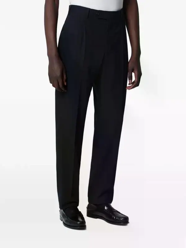 PT TORINO Pleated Tailored Trousers In Cotton