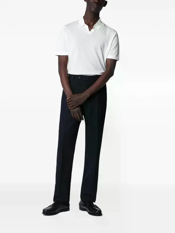 PT TORINO Pleated Tailored Trousers In Cotton