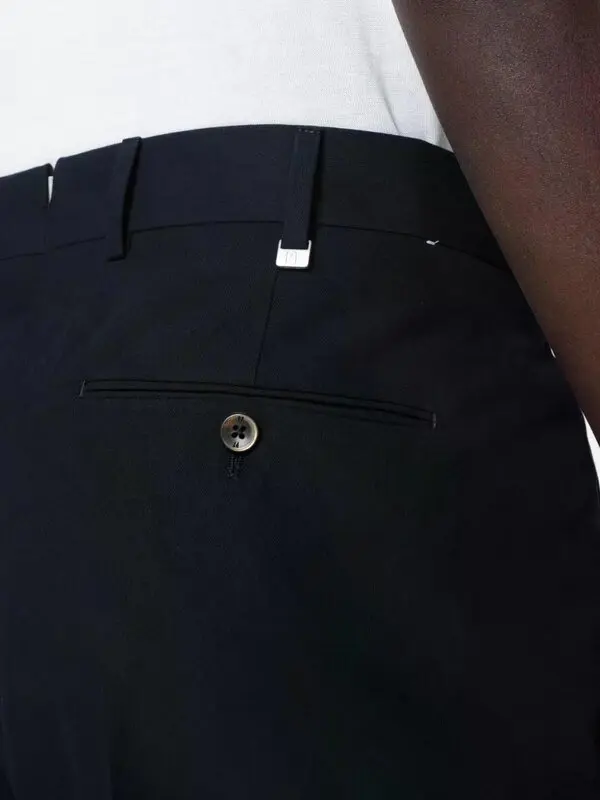 PT TORINO Pleated Tailored Trousers In Cotton