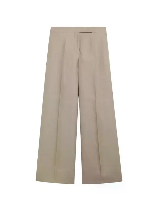 Max Mara Pressed-crease Wide-leg Trousers
