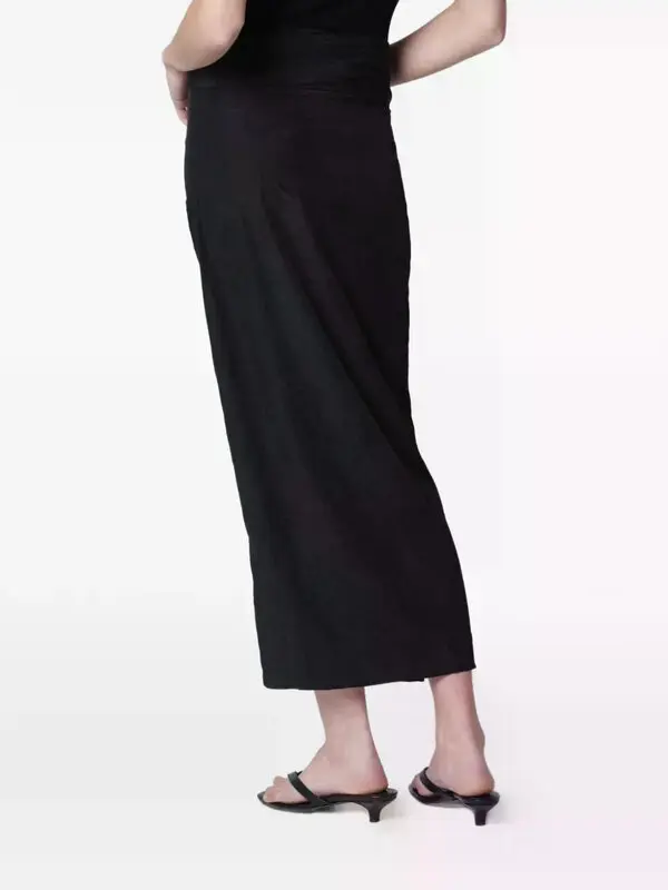 RÓHE Twisted Midi Skirt