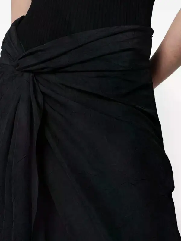 RÓHE Twisted Midi Skirt