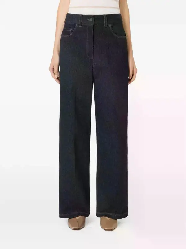 Max Mara Straight-leg Trousers - Blue