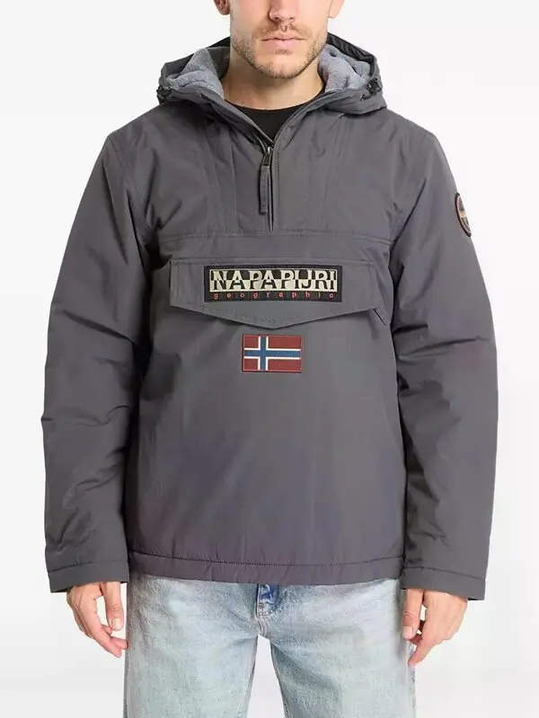 NAPAPIJRI Logo-patch Hooded Jacket