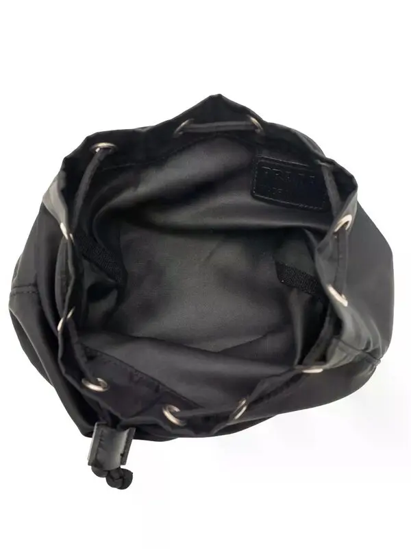 Prada 2000-2013 Tessuto Drawstring Pouch - Black