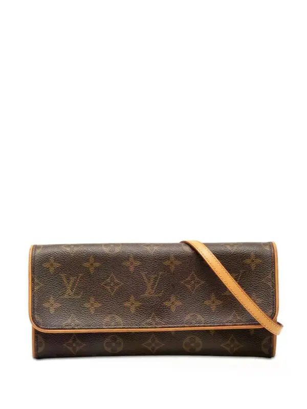 LOUIS VUITTON 1999 Monogram Pochette Twin Gm