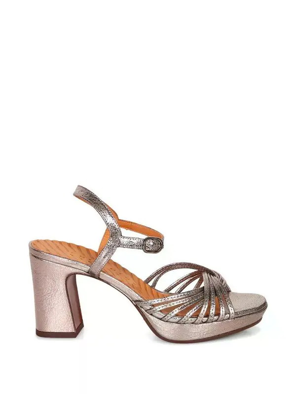 Chie Mihara Strappy Platform Sandals - Grey