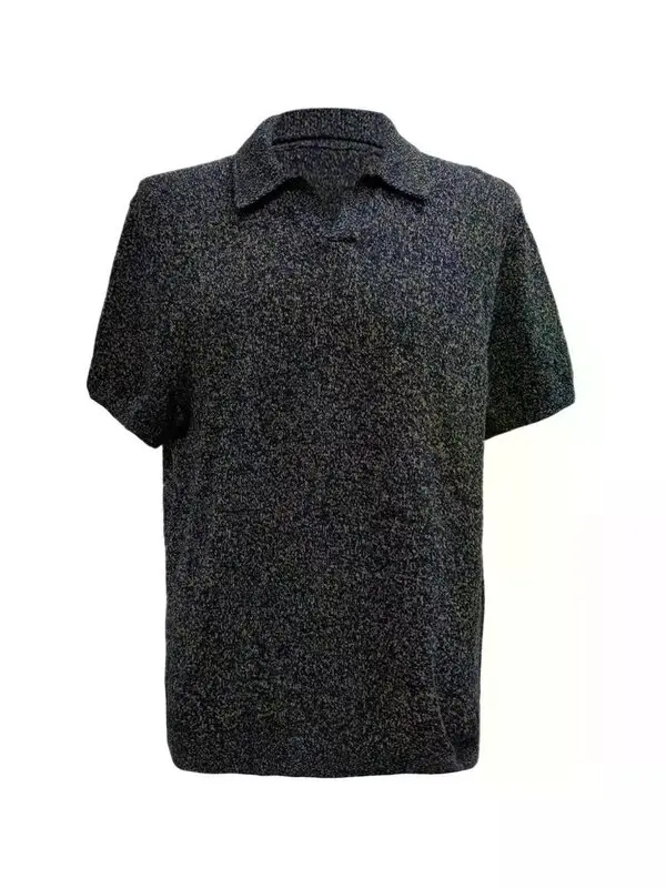 Mr P. Knitted Short-sleeve Polo Shirt