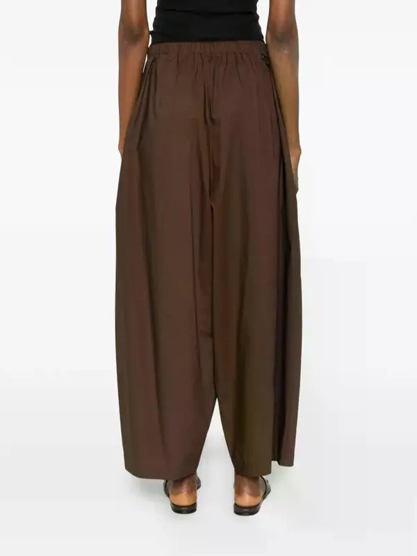 Sú Pleated Drawstring Palazzo Pants