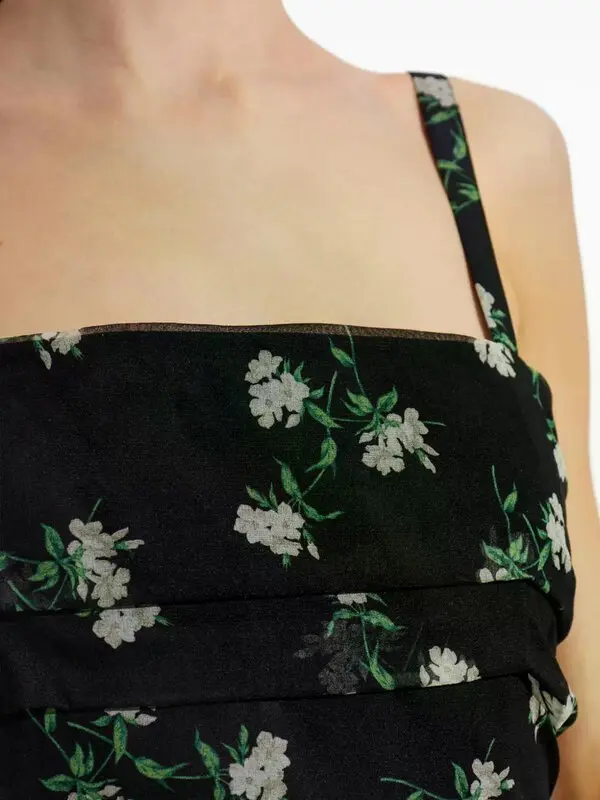 Dolce & Gabbana Floral-print Ruched Dress