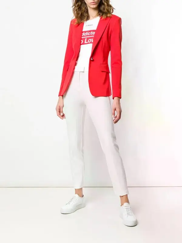 Pinko Cropped Slim Fit Trousers