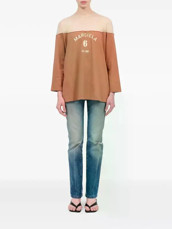 MAISON MARGIELA Printed T-shirt - Brown