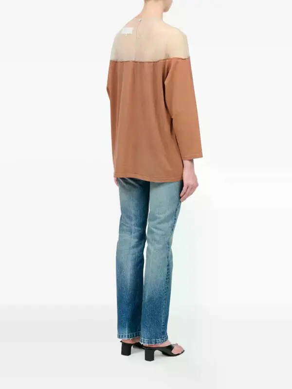 MAISON MARGIELA Printed T-shirt - Brown