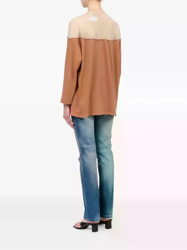 MAISON MARGIELA Printed T-shirt - Brown