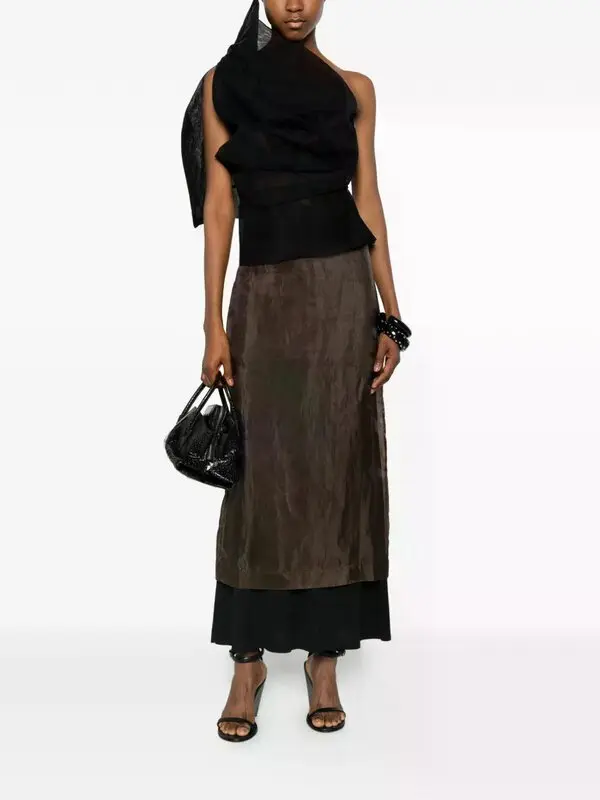 Rick Owens Asymmetric Draped Top