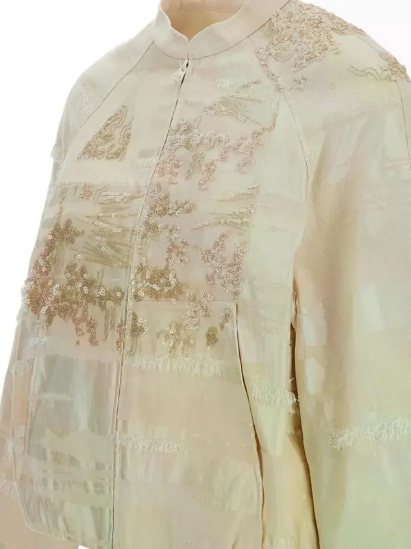HUI MILANO Orchidea Embellished Jacket