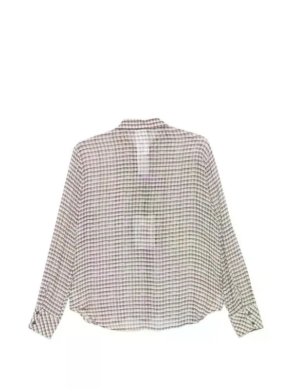 PENNYBLACK Ruffled Check Shirt