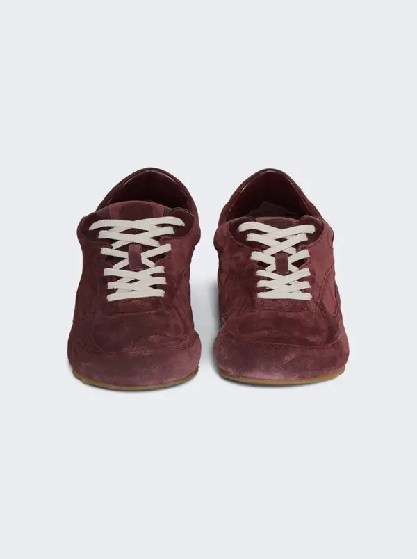 Bottega Veneta Orbit Flash Suede Sneakers - Brown