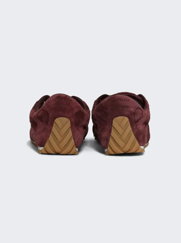 Bottega Veneta Orbit Flash Suede Sneakers - Brown