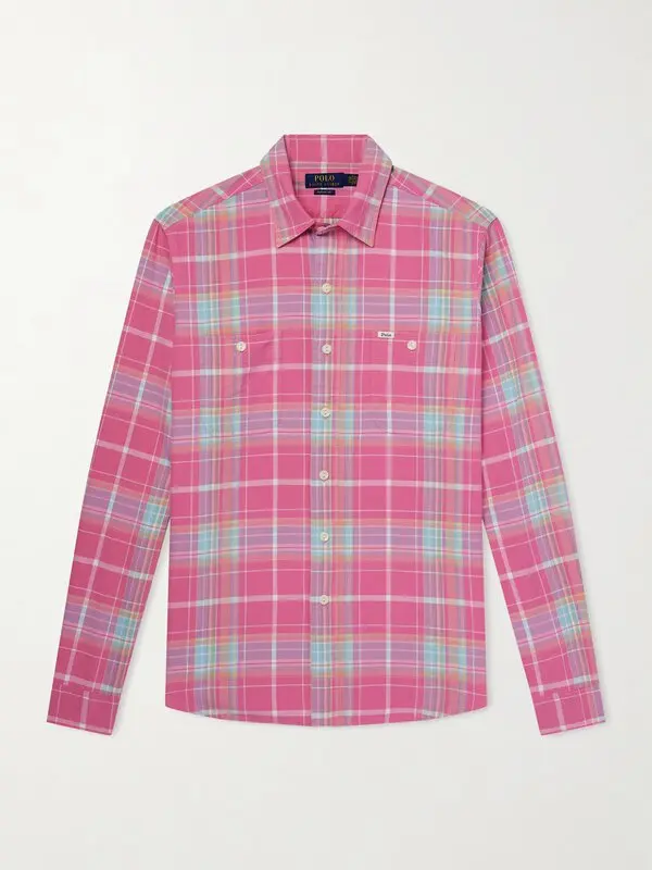 Polo Ralph Lauren Checked Cotton Shirt - Pink
