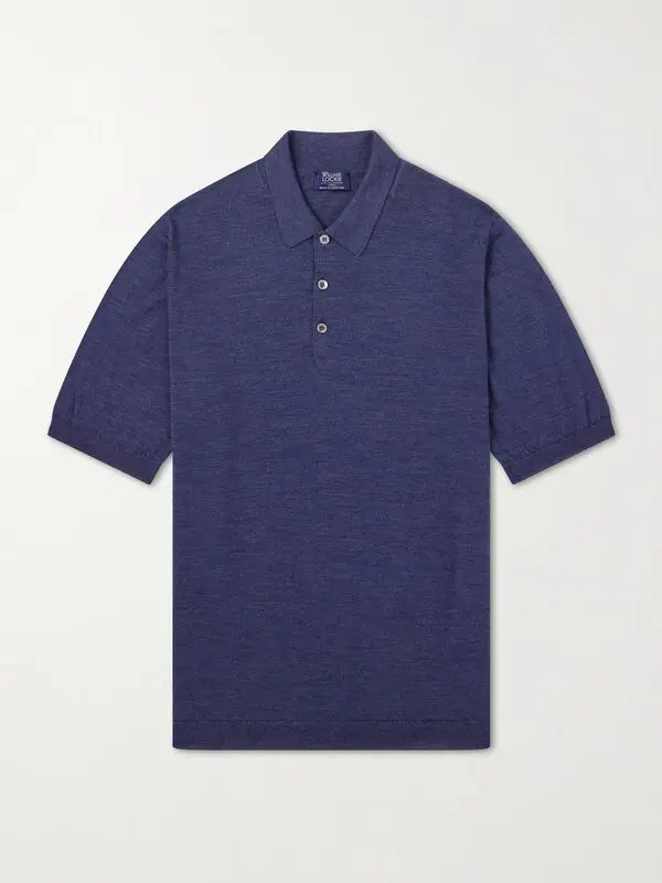 William Lockie Virgin Wool Polo Shirt
