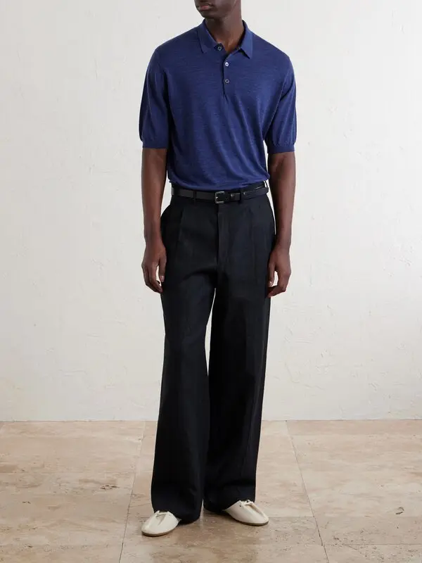 William Lockie Virgin Wool Polo Shirt