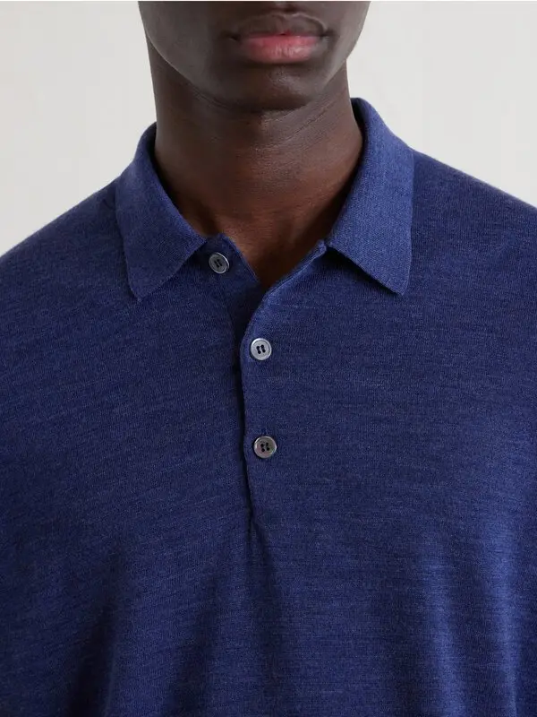 William Lockie Virgin Wool Polo Shirt