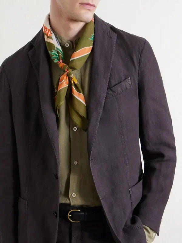 Hartford Bandana-print Cotton-voile Scarf