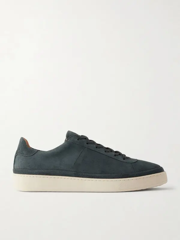Mulo Suede Sneakers - Blue
