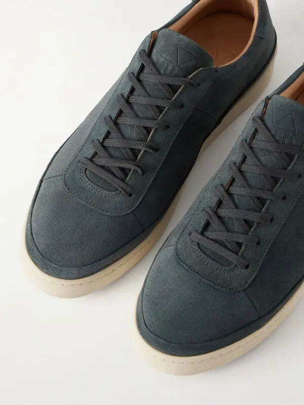 Mulo Suede Sneakers - Blue