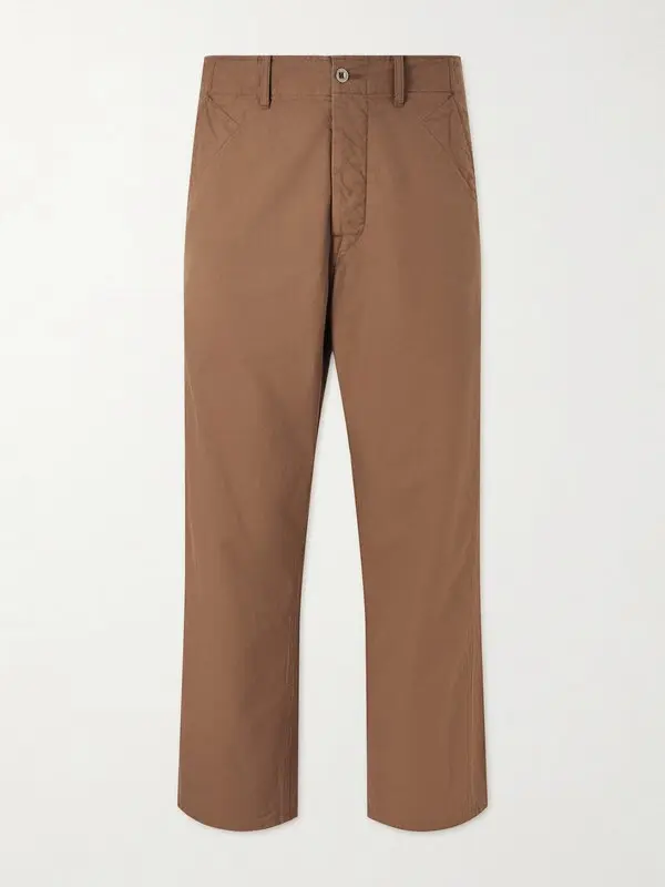 Visvim Gesso Straight-leg Trousers - Brown